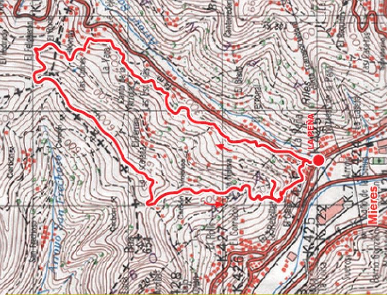 Rutas de senderismo en el Concejo de Mieres (Asturias)