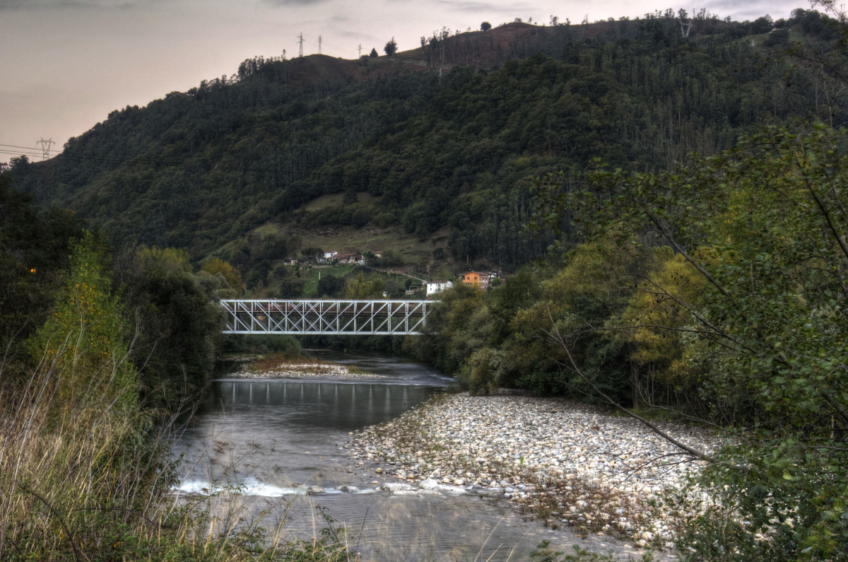 Río Caudal, Mieres (Asturias)