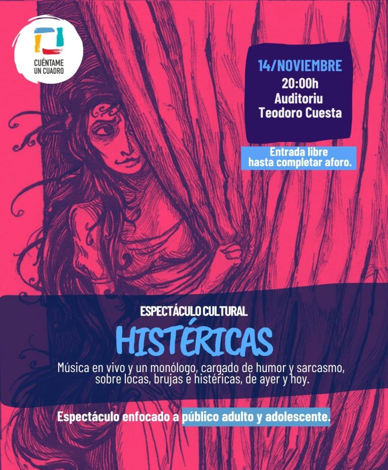Jornadas 25N. Música en vivo-monólogo: "Histéricas", por Cuéntame un cuadro - Ayuntamiento de Mieres